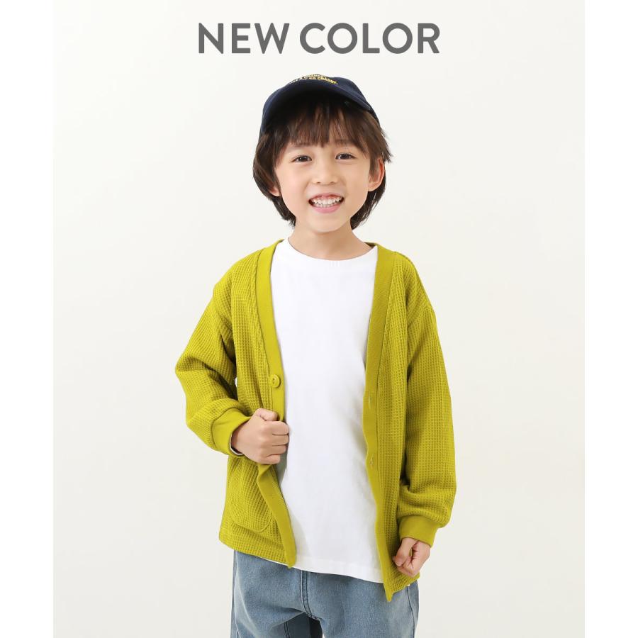子供服 UVカット ワッフルカーディガンキッズ 男の子 女の子 トップス カーディガン デビロック devirock : 162utp004 : devirock Yahoo!ショッピング店 ...