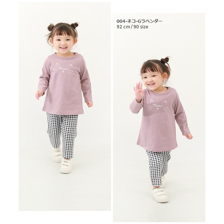 devirock 子供服 デビラボ プリント長袖チュニックキッズ ベビー 女の子 トップス 長袖Tシャツ ロンT デビロック : devirock Yahoo!ショッピング店 - 通販 ...