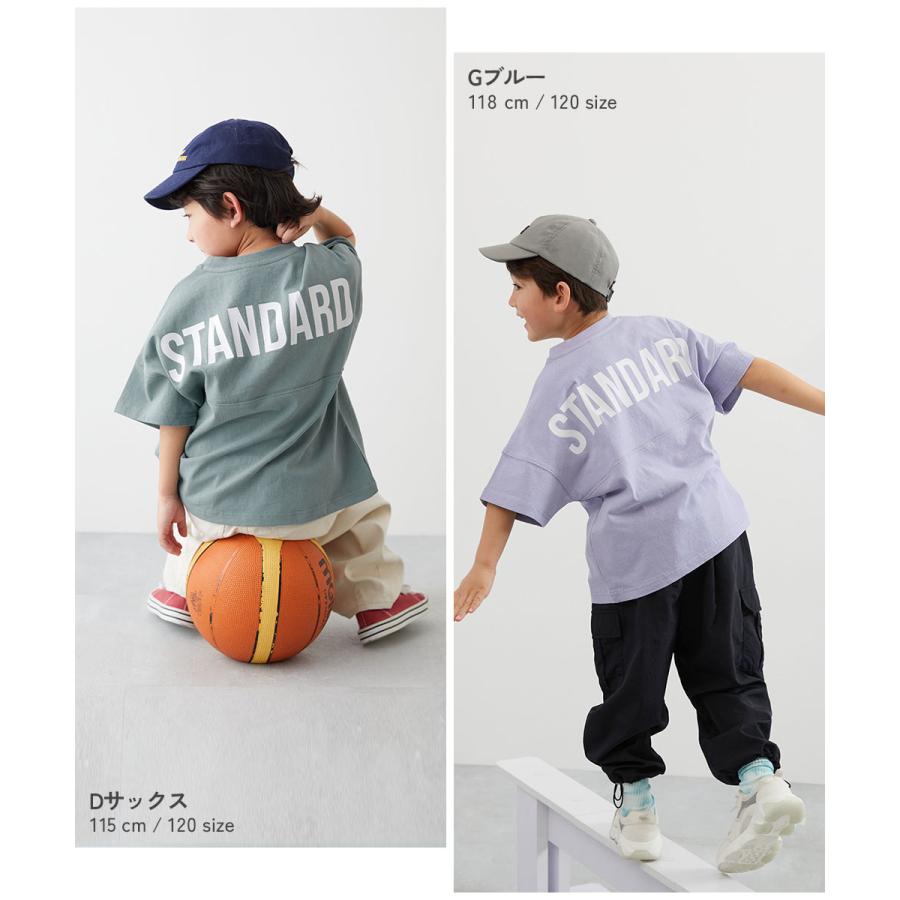 devirock Tシャツ トップス 綿100％ 型崩れしにくい STANDARD バックロゴプリント 半袖Tシャツ キッズ ベビー服 子供服 男の子 女の子 デビロック : devirock ...