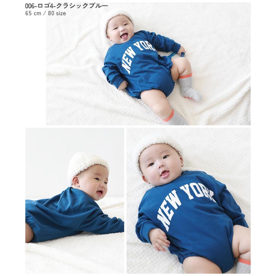 devirock ロンパース ベビー服 70 80 長袖 綿100% デビラボ プリント ゆったり 男の子 女の子 カバーオール 出産祝い デビロック 送料無料 : devirock ...