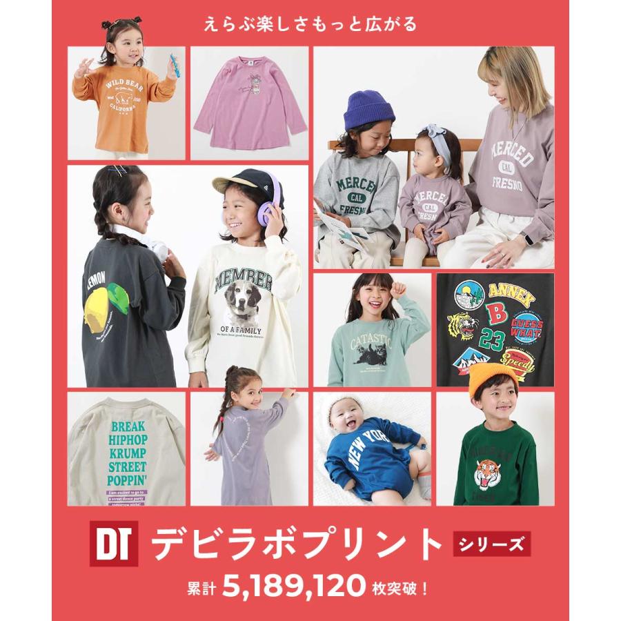 devirock 長袖tシャツ キッズ ロンt 子供服 女の子 綿100％ デビラボ ガールズ プリント ベビー服 トップス デビロック 送料無料 : devirock Yahoo ...