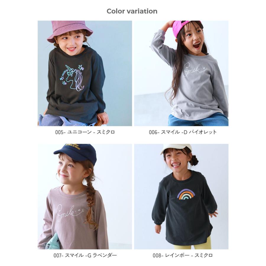 devirock ロンT トップス 綿100％ デビラボ プリント 長袖チュニック キッズ ベビー服 子供服 女の子 デビロック : devirock Yahoo!ショッピング店 - 通販 ...