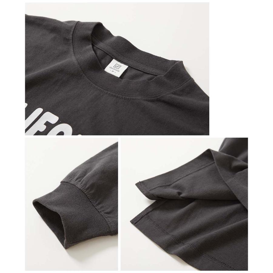 devirock（デビロック） ロンT トップス 綿100％ 大人 デビラボ プリント 袖リブ 長袖Tシャツ キッズ 子供服 男の子 女の子 : devirock Yahoo!ショッピング店 ...
