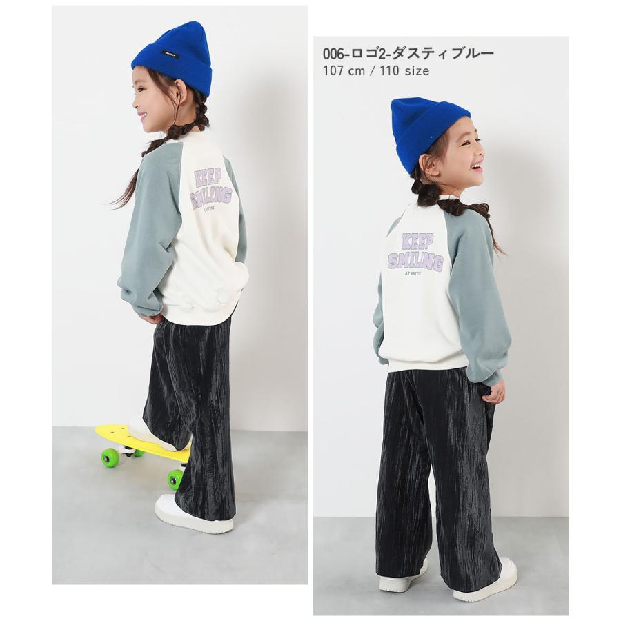 devirock トレーナー キッズ スウェット 子供服 デビラボ ガールズ プリント ラグラン ベビー服 女の子 トップス 100 110 120 130 140 150 160 デビロック ...