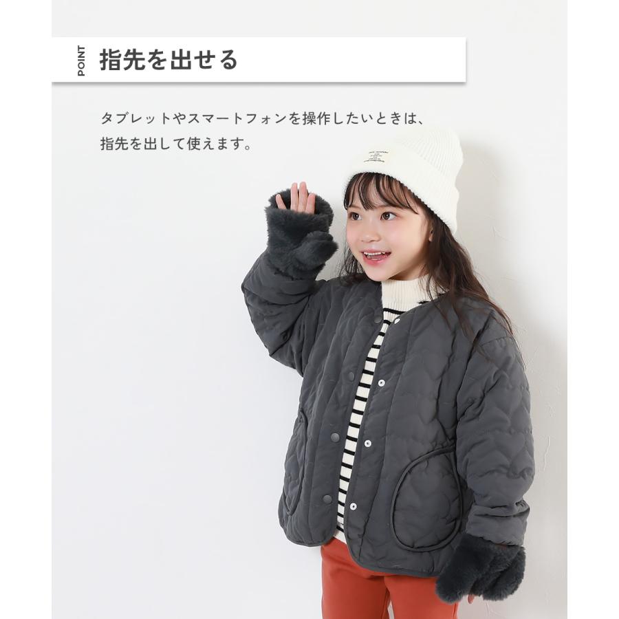 子供服 親子で使える フェイクファー 2WAY ミトン型手袋キッズ 女の子 手袋 デビロック devirock : 181ggd003 : devirock Yahoo!ショッピング店 ...