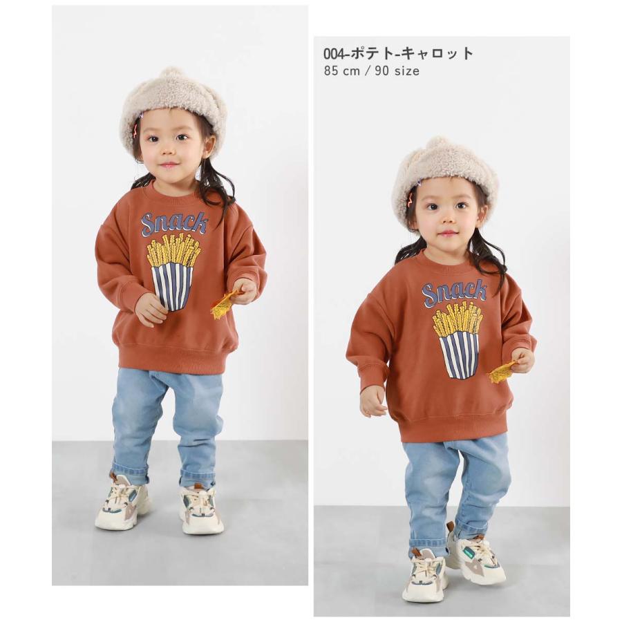 devirock トレーナー キッズ スウェット デビラボ BOXシルエット プリント 子供服 男の子 女の子 トップス ベビー服 100 110 120 130 140 150 160 デビ ...