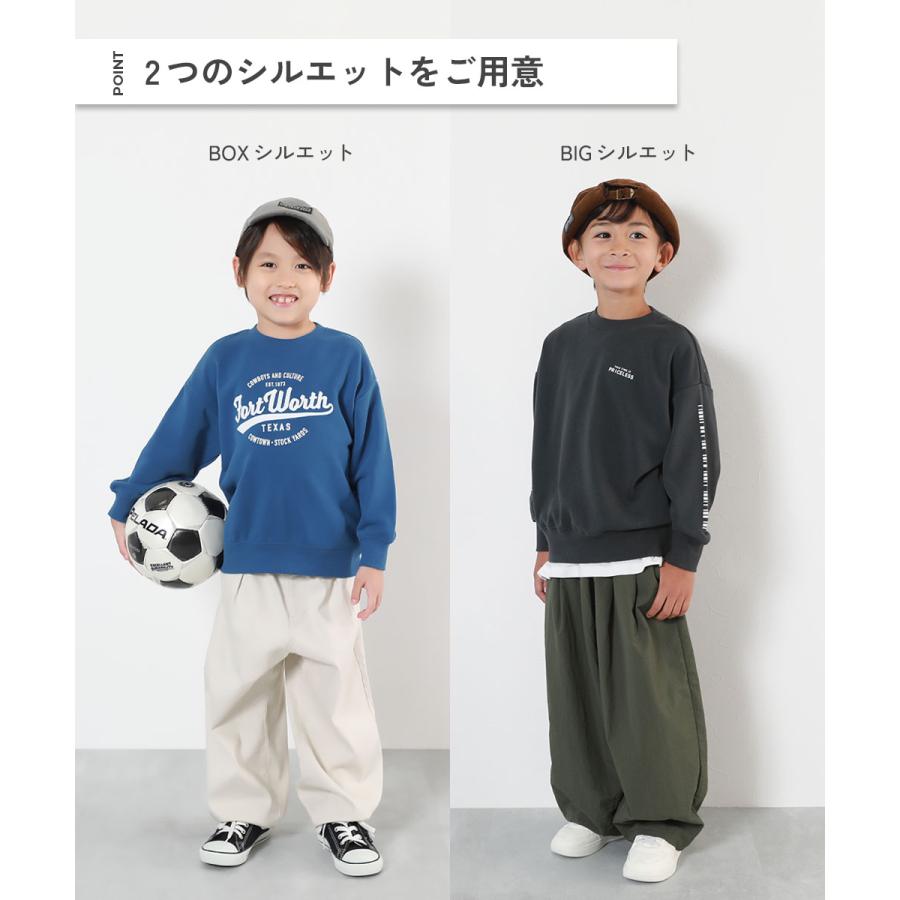 devirock トレーナー キッズ スウェット デビラボ BOXシルエット プリント ベビー服 子供服 男の子 女の子 トップス 90 100 110 120 130 140 150 160 ...