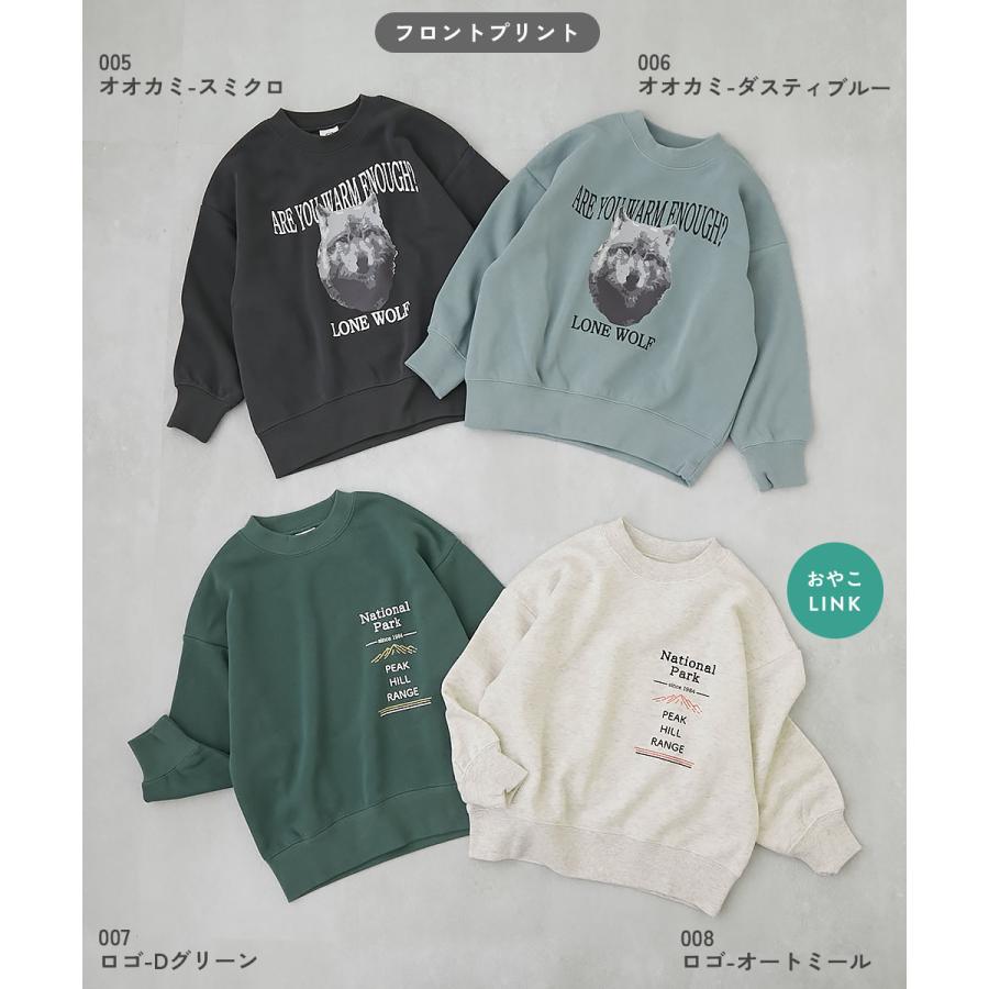 devirock トレーナー キッズ スウェット デビラボ BIGシルエット プリント 子供服 男の子 女の子 トップス ベビー服 90 100 110 120 130 140 150 160 ...