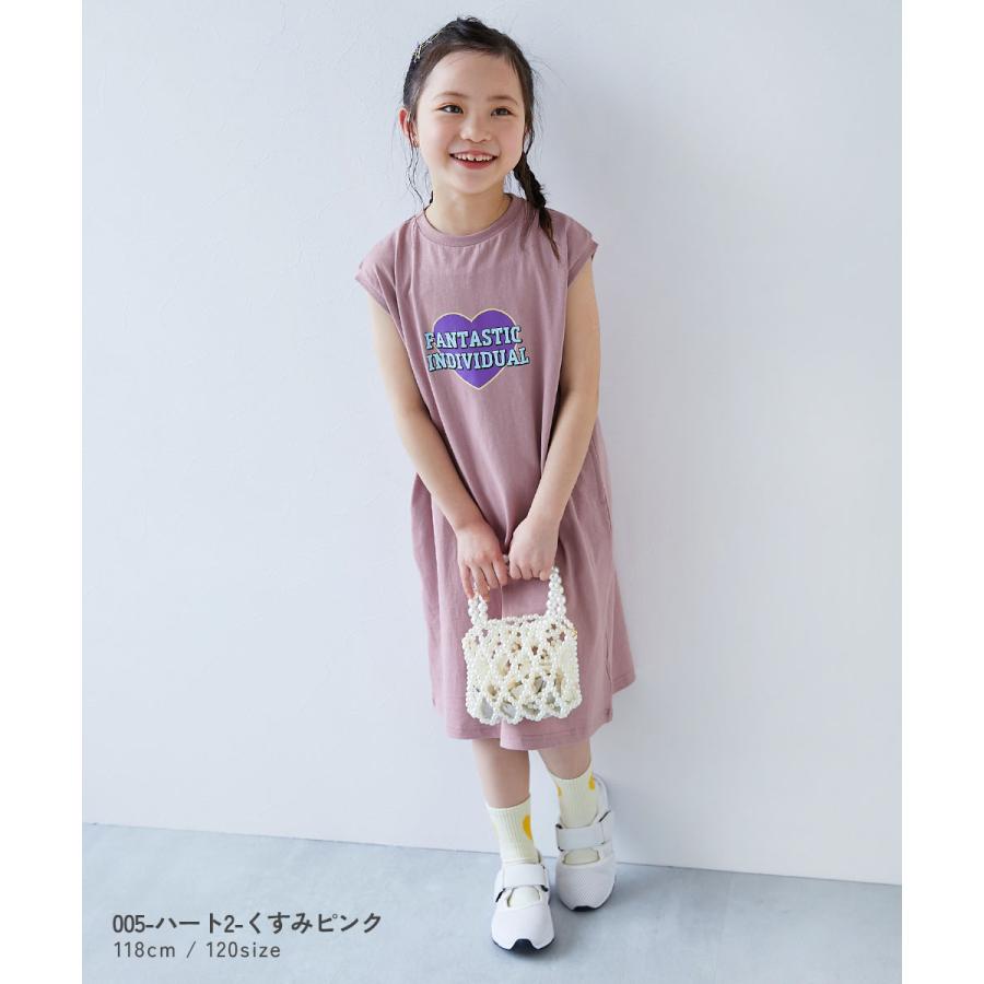 devirock ノースリーブワンピース ワンピース 綿100％ デビラボ BOXシルエット プリントタンクワンピース キッズ 子供服 女の子 デビロック : devirock Yahoo ...