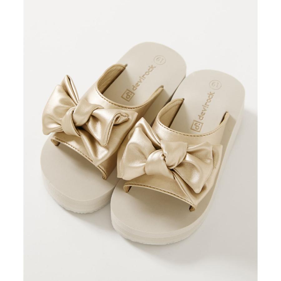 devirock サンダル シューズ ふわもちボリュームソール リボンサンダル キッズ 子供服 女の子 デビロック 25ss_サンダル 25ss_ガールズトレンド : devirock ...