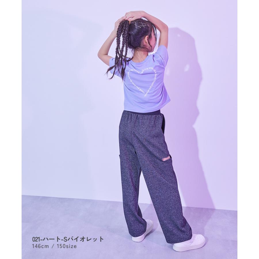 devirock Tシャツ トップス 【DANCE】ガールズ クロップド丈 半袖Tシャツ キッズ 子供服 女の子 デビロック : devirock Yahoo!ショッピング店 - 通販 ...