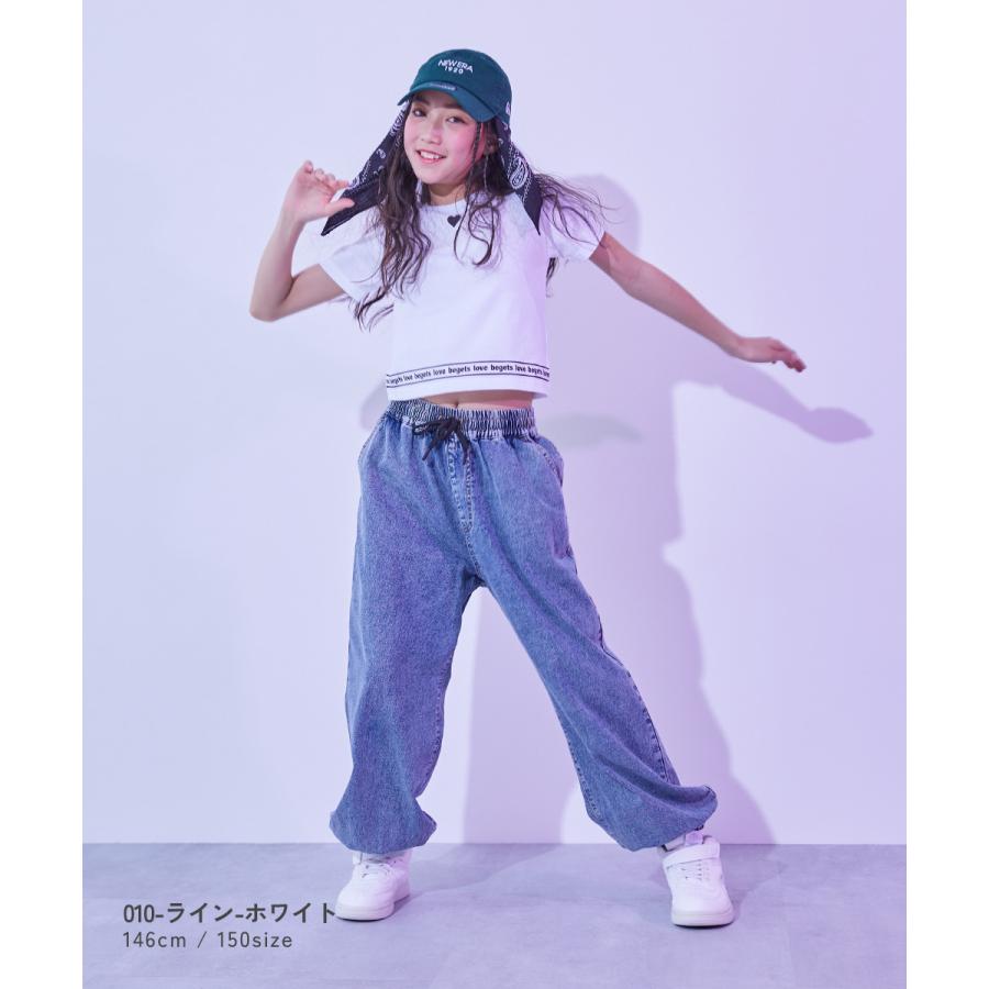 devirock Tシャツ トップス 【DANCE】ガールズ クロップド丈 半袖Tシャツ キッズ 子供服 女の子 デビロック 25ss_ガールズトレンド : devirock Yahoo ...