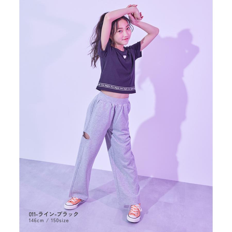 devirock Tシャツ トップス 【DANCE】ガールズ クロップド丈 半袖Tシャツ キッズ 子供服 女の子 デビロック 25ss_ガールズトレンド : devirock Yahoo ...