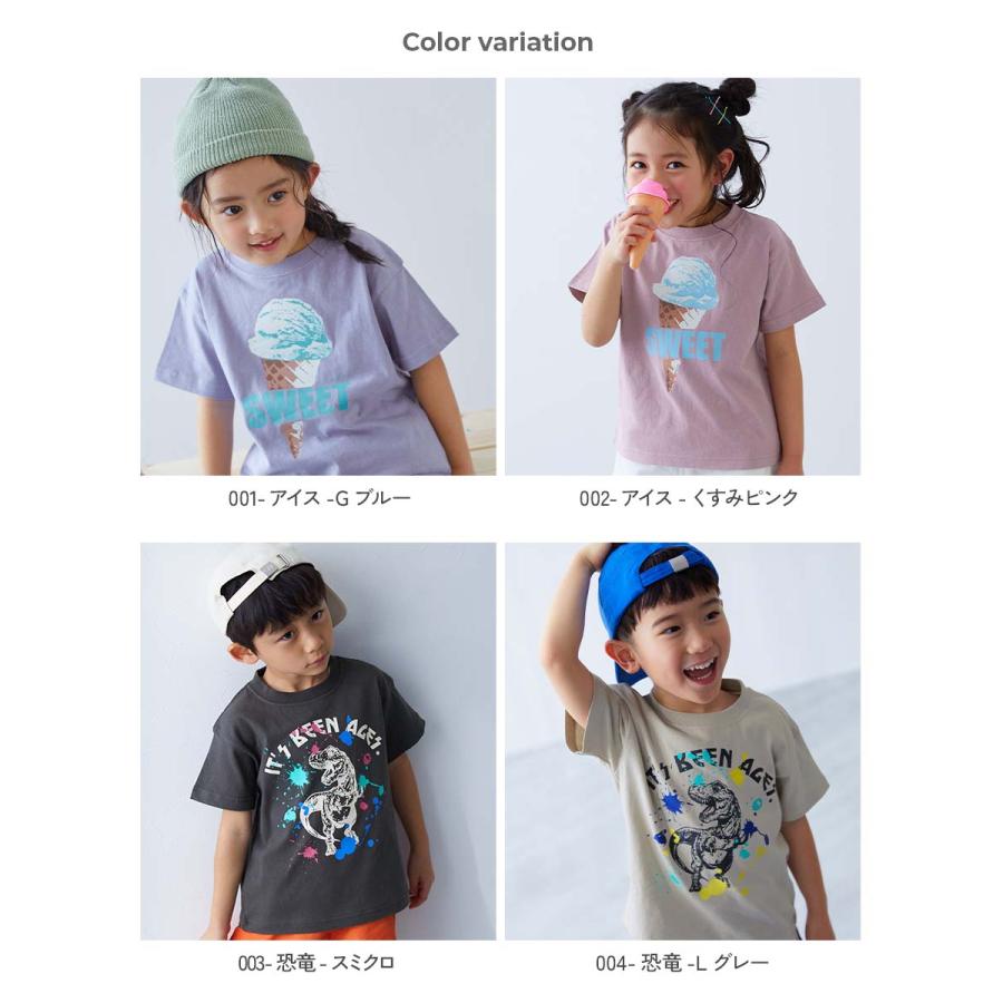 devirock Tシャツ トップス 綿100％ デビラボ BOXシルエット プリント半袖Tシャツ キッズ ベビー服 子供服 男の子 女の子 デビロック : devirock Yahoo ...