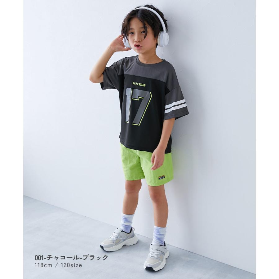 devirock Tシャツ トップス 速乾 サラっとストレッチメッシュ ナンバリング半袖Tシャツ キッズ 子供服 男の子 女の子 デビロック : devirock Yahoo!ショッピング店 ...