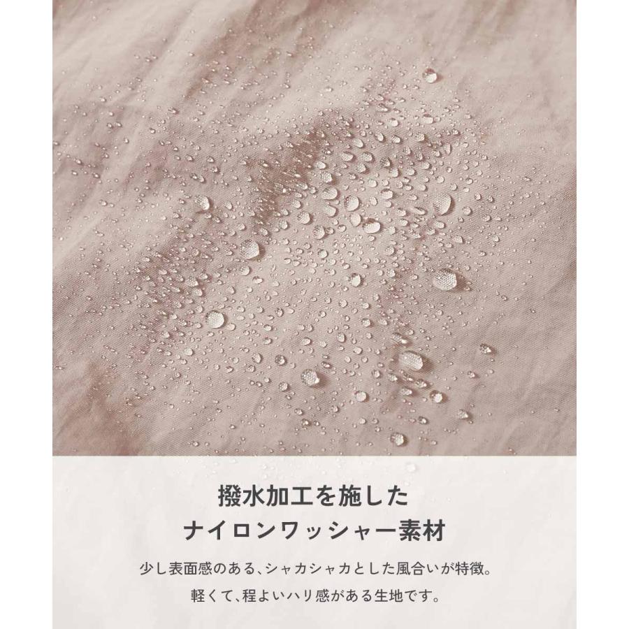 devirock（デビロック） ナイロンジャケット アウター ジャケット 【水はじく】 撥水ナイロン フードが取り外せる フリル ...