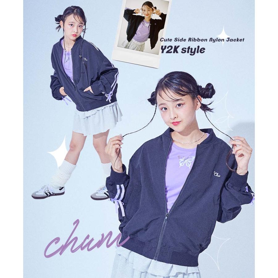 devirock ブルゾン アウター ジャケット 【chum】サイドリボン ナイロンジャケット(セットアップ可) キッズ 子供服 女の子 デビロック : devirock Yahoo ...
