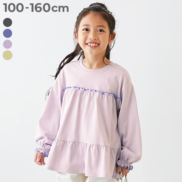 devirock ロンT トップス ふんわり ティアード チュニック キッズ 子供服 女の子 デビロック : devirock Yahoo!ショッピング店 - 通販 - Yahoo!ショッピング