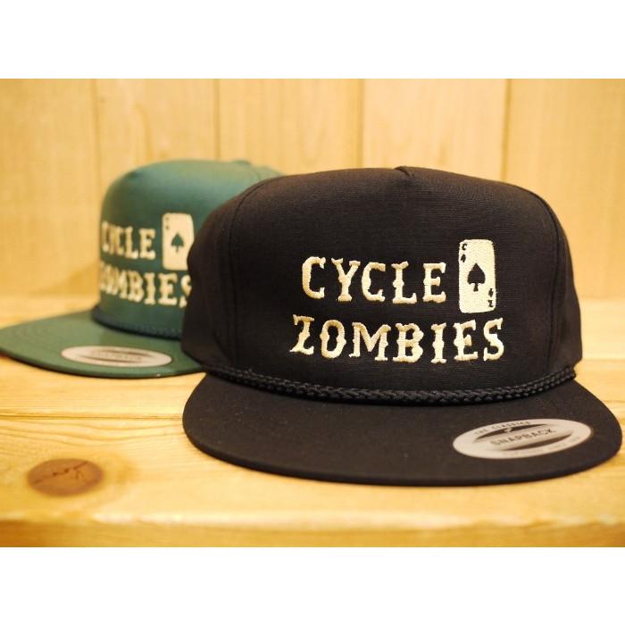 CYCLE ZOMBIES サイクルゾンビーズ GNAR CARD Golf Twill Snapback Hat スナップバックキャップ ...