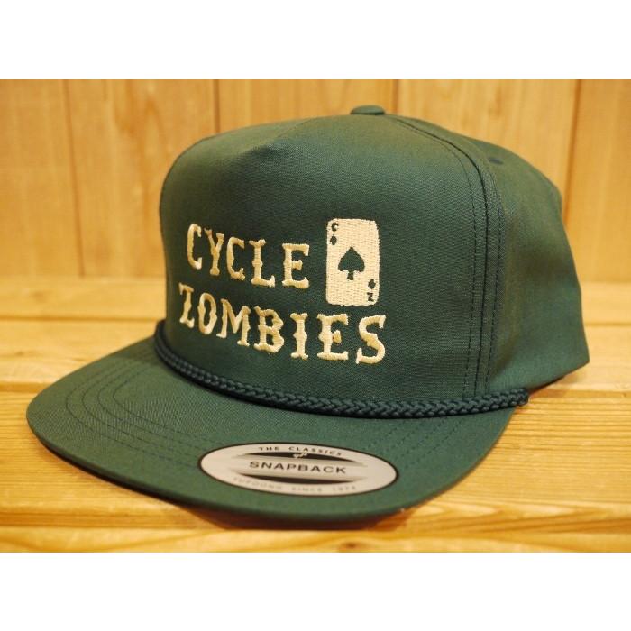 CYCLE ZOMBIES サイクルゾンビーズ GNAR CARD Golf Twill Snapback Hat スナップバックキャップ ...