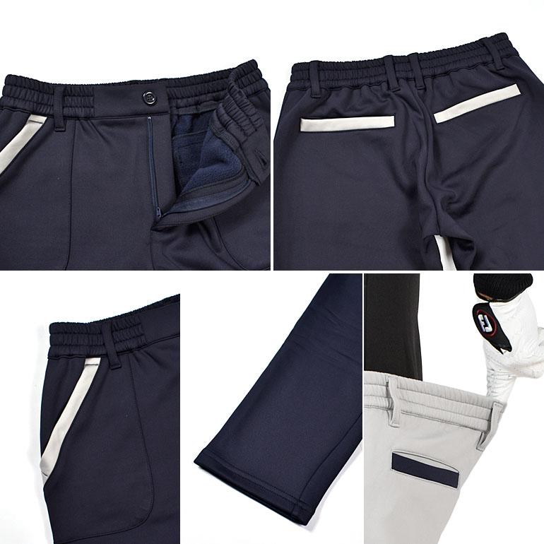 COMONGOLF ゴルフウエア メンズパンツ 冬 ゴルフパンツ 暖パンツ 防寒 テーパード ライン入り 裏フリース ズボン 秋冬 コモンゴルフ サンタリート CG-22026 : サンタ ...
