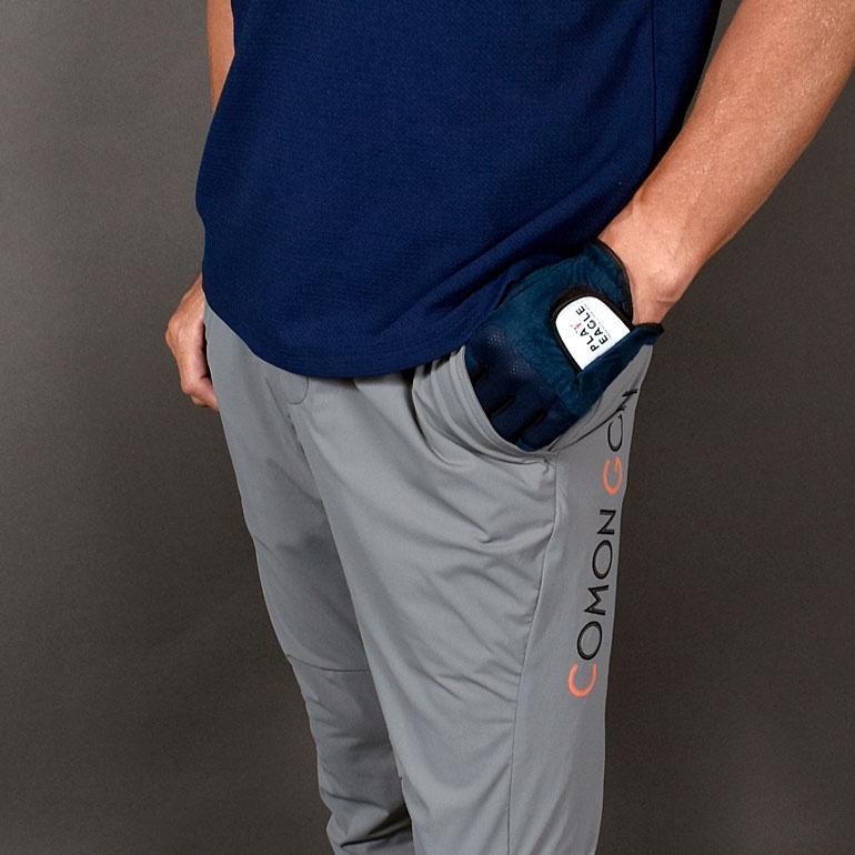COMONGOLF（コモンゴルフ） ゴルフウェア パンツ 夏 メンズ 接触冷感 ゴルフ 4wayストレッチ ジョガーパンツ ズボン おしゃれ ゴム入り サンタリート CG-23021 ...
