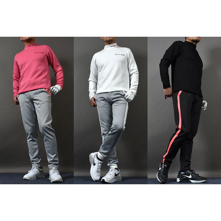 COMONGOLF ゴルフウェア メンズ 春 長袖 モックネック ゴルフ トップス 秋冬 冬 ゴルフトップス インナー シャツ ストレッチ サンタリート コモンゴルフ CG-ST4011 ...