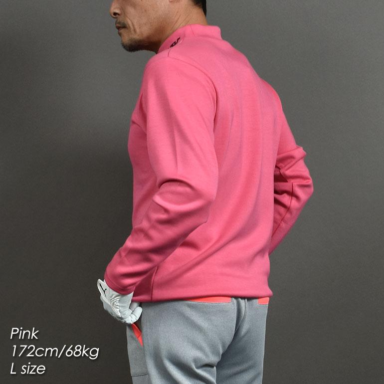 COMONGOLF（コモンゴルフ） ゴルフウェア メンズ 秋冬 長袖 モックネック ゴルフ トップス ゴルフトップス インナー シャツ ストレッチ 春 サンタリート CG-ST4011 ...