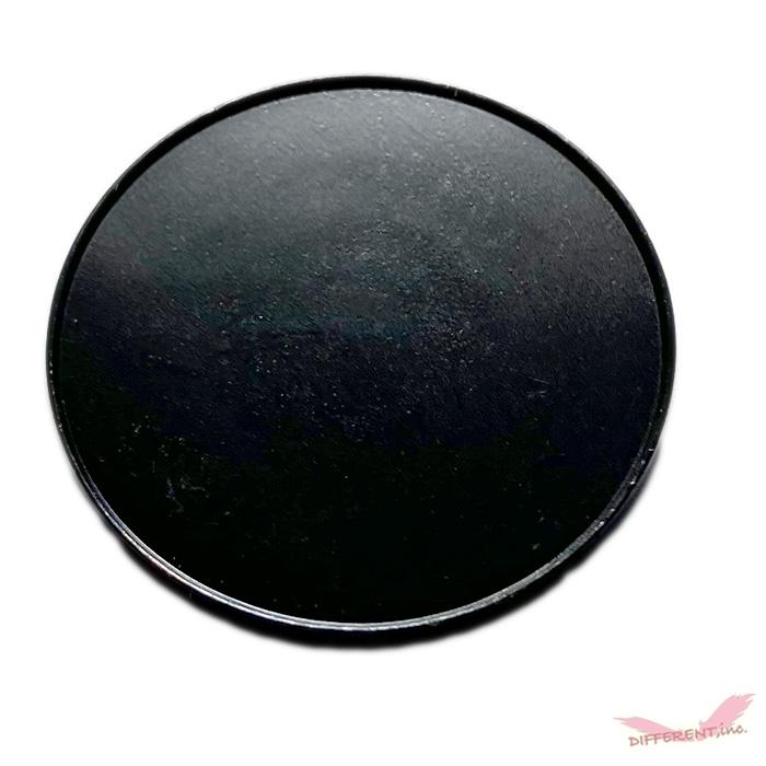 ゴルフマーカー ブラック マグネットタイプ 25mm フチ有 ハンドメイド 素材 : different - 通販 - Yahoo!ショッピング