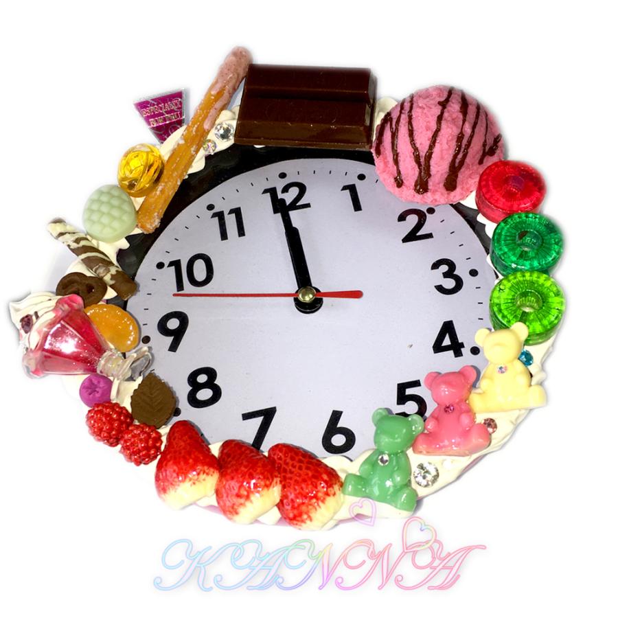 スイーツ盛り壁掛け時計♪ by KANNA : wall-clock-sweets : different - 通販 - Yahoo!ショッピング