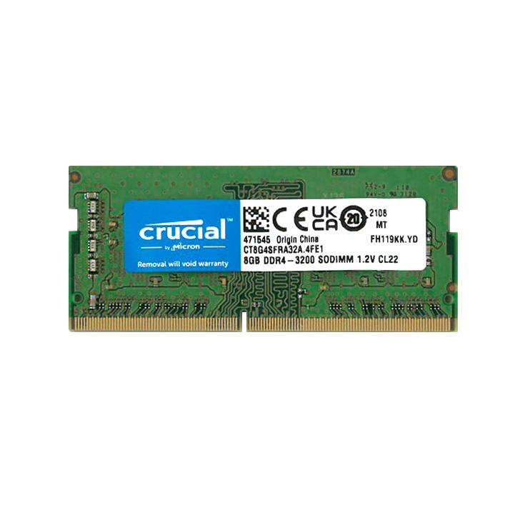 crucial 送料無料 Crucial Micron製 増設 メモリ 8GB ノート・小型 PC DDR4 3200 PC4 25600 SODIMM 260pin CT8G4SFRA32A ...