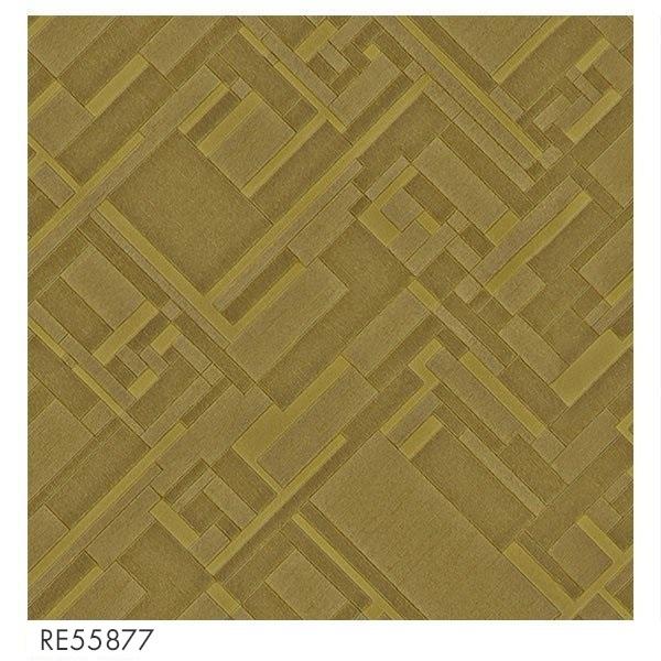 壁紙 クロス のり付き DIY リフォーム 幾何学模様 ゴールド モダン サンゲツ リザーブ RE55877(RE53486) : gre55877 : digipri.o - 通販 ...