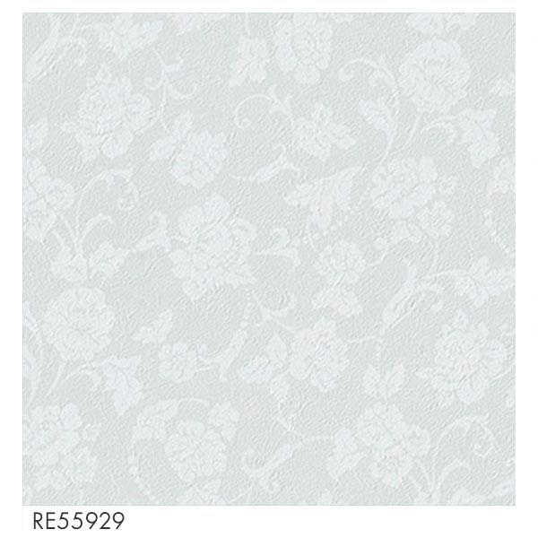 サンゲツ 壁紙 クロス のり無し DIY 花柄 クラシック 爽やか グリーン 抗菌 汚れ防止 RESERVE2022-2024 RE55929(RE53727) 50cm : digipri ...