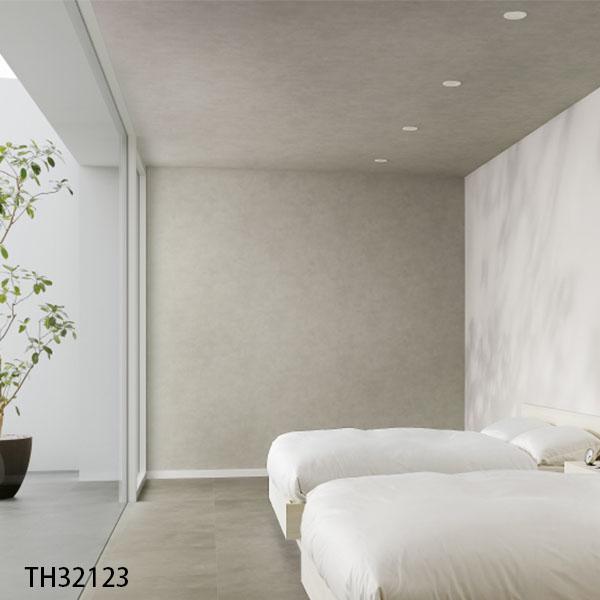 サンゲツ 壁紙 クロス のり無し DIY リフォーム 無地 漆喰 ナチュラル ホワイト グレー ブラック FAITH SINCERITY TH32123 TH32124 TH32125 ...