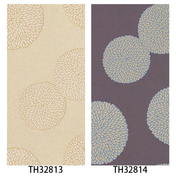 壁紙 クロス のり無し DIY リフォーム 和 花 菊 ベージュ パープル サンゲツ FAITH TH32813 TH32814 :TH32813-TH32814:digipri.o - 通販 ...