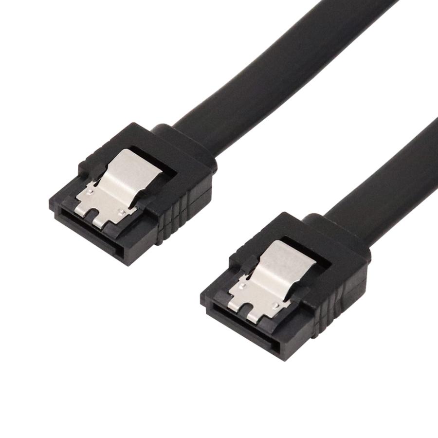 ラッチ付 シリアルATAケーブル 35cm Ainex ブラック RoHS ラッチ : 10008945 : Digital-Peak - 通販 - Yahoo!ショッピング