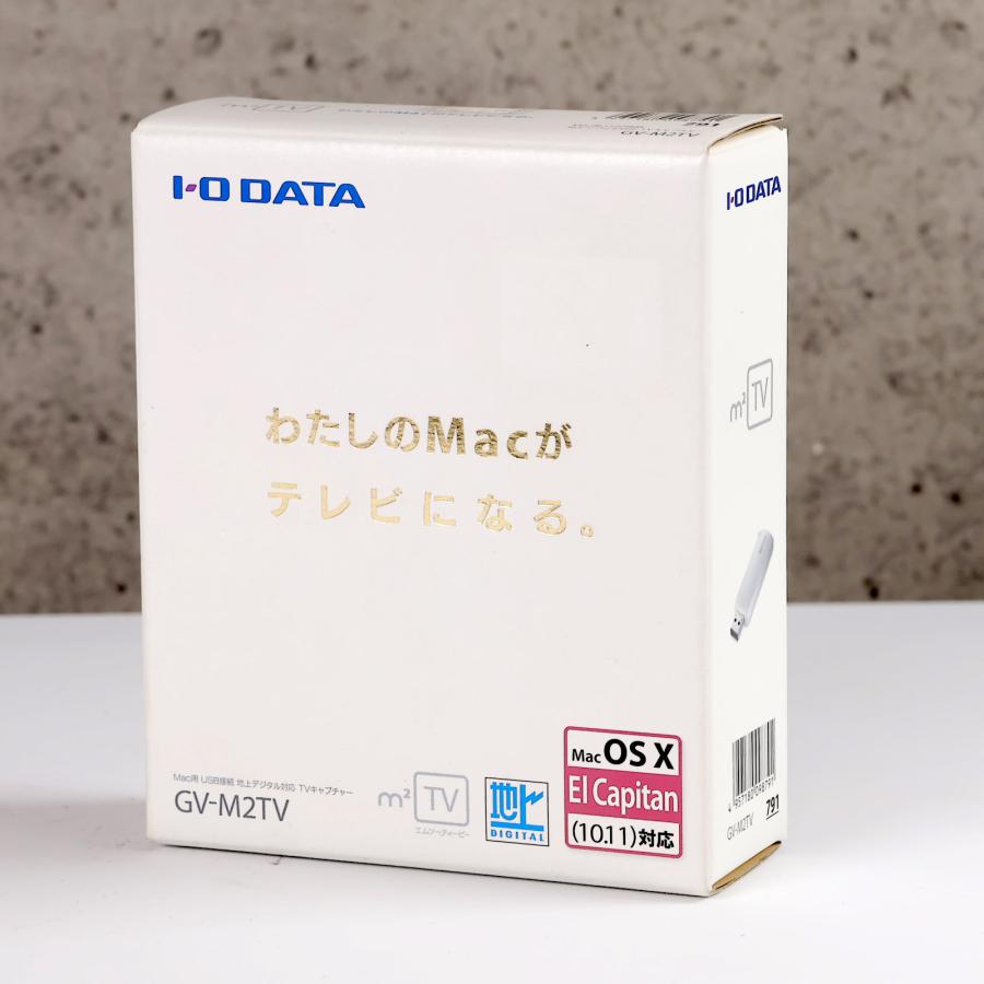 I-O DATA Mac専用地上デジタル対応TVキャプチャー GV-M2TV m2TV 開梱済み サポート終了 : Digital-Peak ...