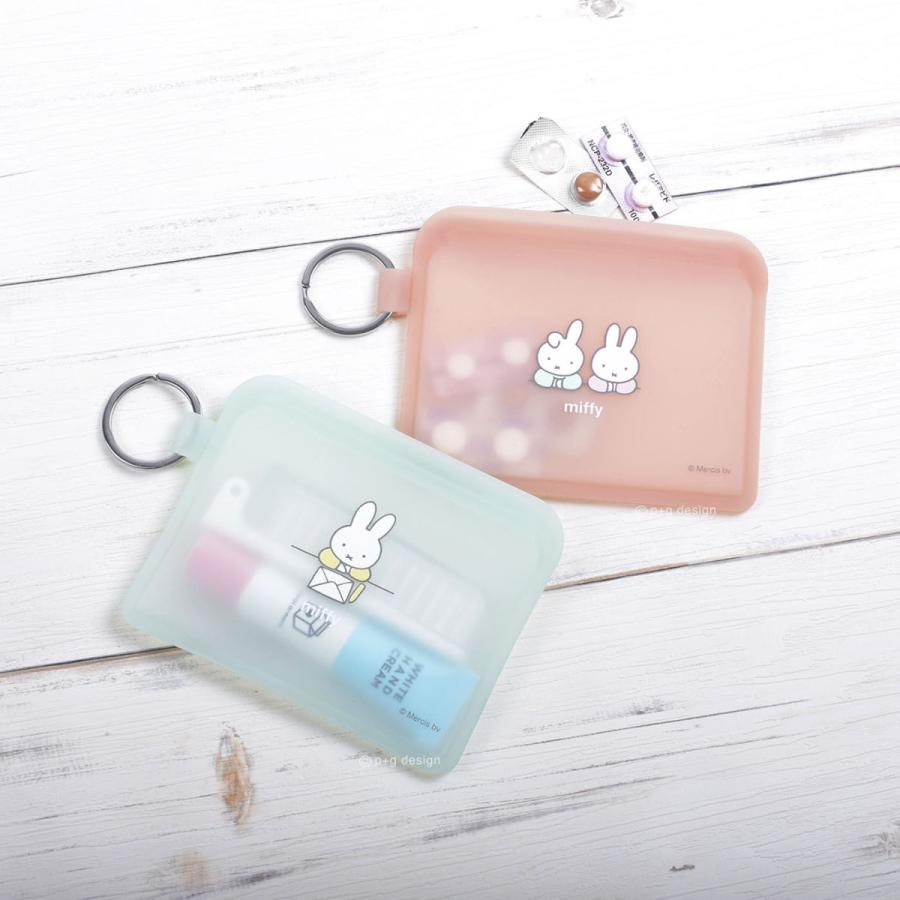 FLAPPO miffy ミッフィー ポーチ シリコン ミッフィー ポーチ 顔 ミッフィー グッズ ポーチ ミニポーチ キャラクター アクセサリーケース 持ち運び :Ringo10-155 ...