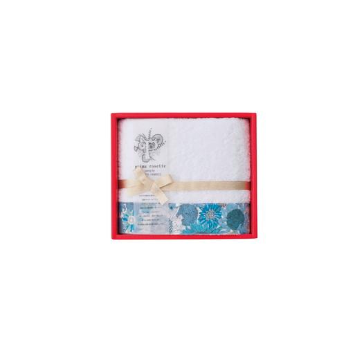prima rosette using by LIBERTY FABRICS フェイスタオル ブルー PR-2412-BL(B5) 送料無料・包装無料・のし無料 : トキワダイレクト ヤフー店 ...
