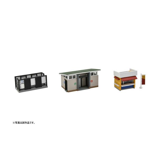 330356 トミーテック 情景小物142 駅前情景セットA 1/150(Nゲージスケール) 鉄道模型（ZN126590） : でじたみん ...