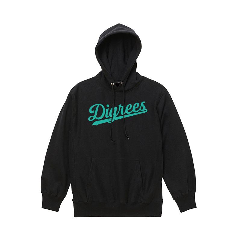 DIGREE Heavyweight Script Logo Hooded Sweatshirt Pullover ディグリー ヘビーウェイト ...