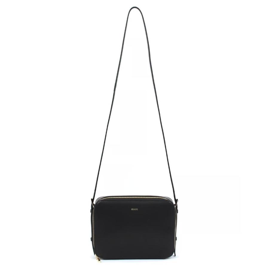 ビュレ BEAURE シープレザースクエアウォレットショルダー BLACK レディース 羊革 高級感 収納力抜群 ファスナー開閉 ショルダーバッグ 25春夏 送料無料 B-24235 ...