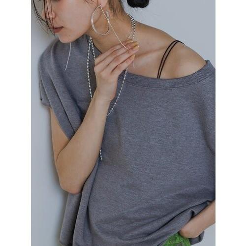 CHIGNON シニョン BIGフープ&チェーン 2WAYピアス レディース 25春夏 チタンポスト ピアス アクセサリー 軽量 揺れるデザイン 送料無料-マットシルバー : dimanche ...