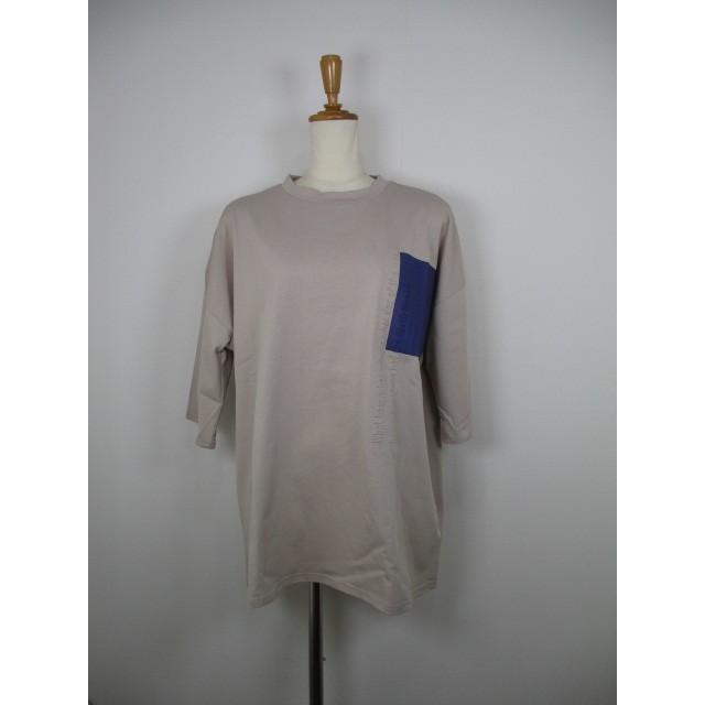 Dona Marie ドナマリー E-581084 エンボスロゴプリント 5分袖Tシャツ レディース 春夏 綿100% 体型カバー ゆったり ...