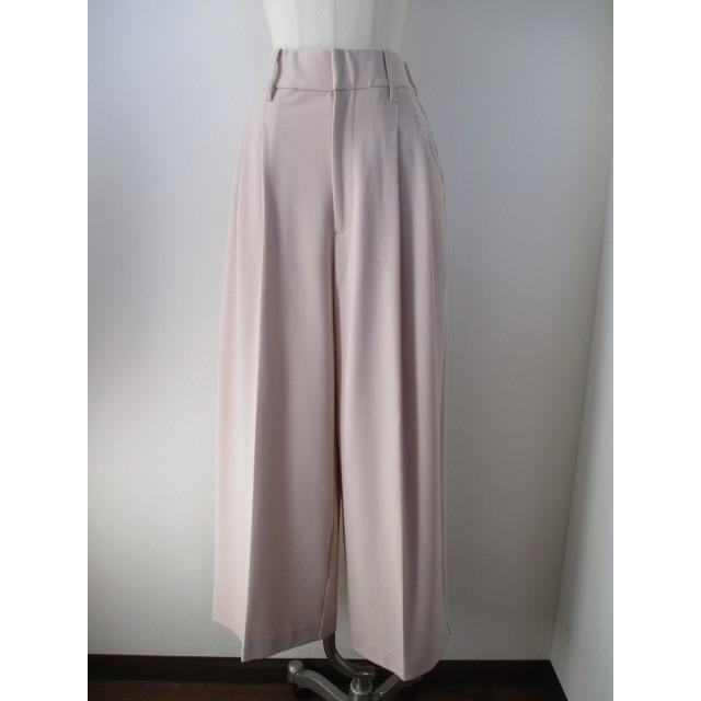 マリードール MARIED'OR 起毛ストレッチツータックワイドパンツ (12382) PINK美シルエット＆快適な履き心地のキレイめパンツ ...