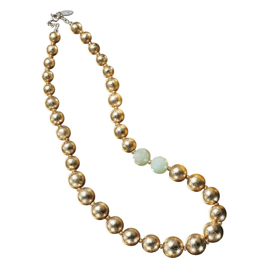 dinos ジュエリー アクセサリー シルバー製 箔座 箔珠 ネックレス 久遠色 342103 : ディノス Yahoo!ショッピング店 ...