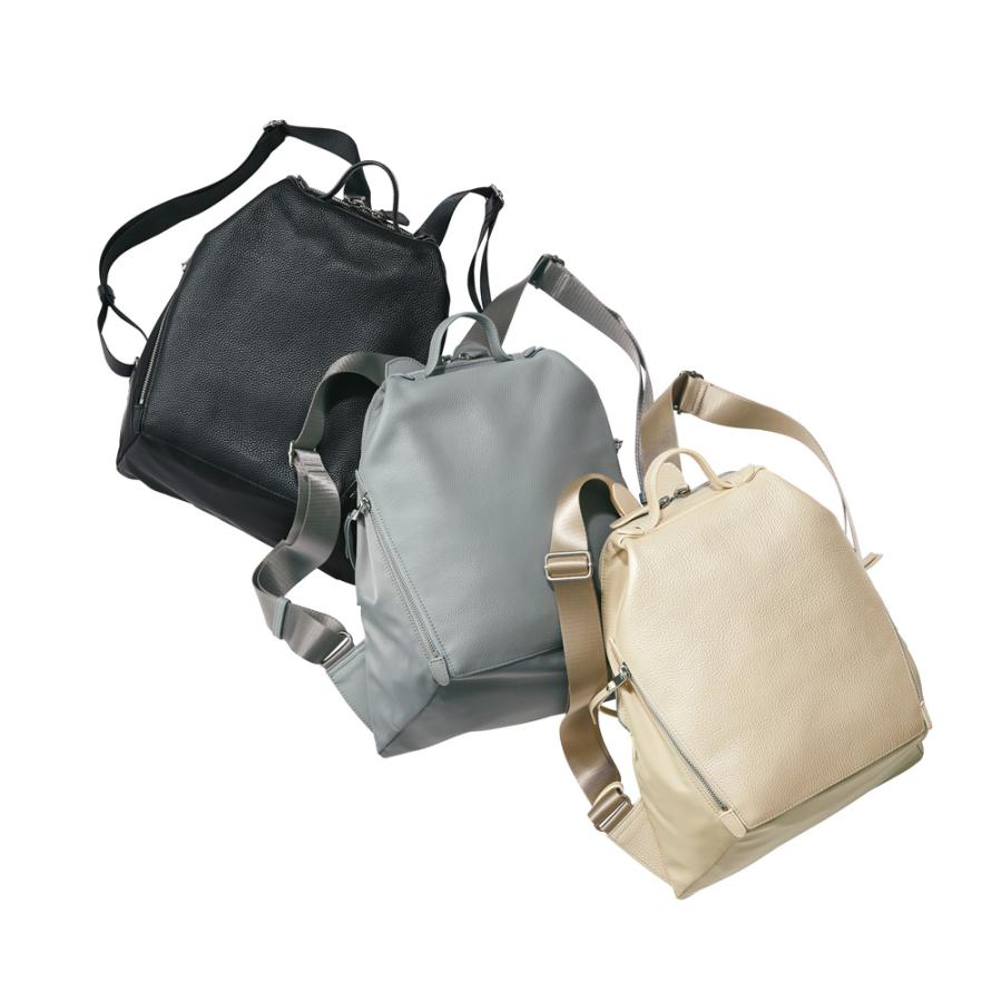 box21 バッグ リュックサック ウエストバッグ box21/ボックス21 レザーコンビリュック 355402 : ディノス Yahoo!ショッピング店 - 通販 - Yahoo!ショッピング