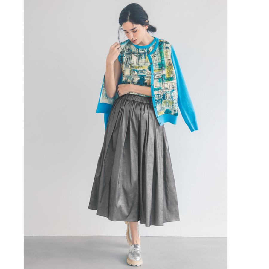 dinos トップス プリント 柄トップス パリ街並みプリントニットシリーズ プルオーバー（日本製） 355902 : ディノス Yahoo ...