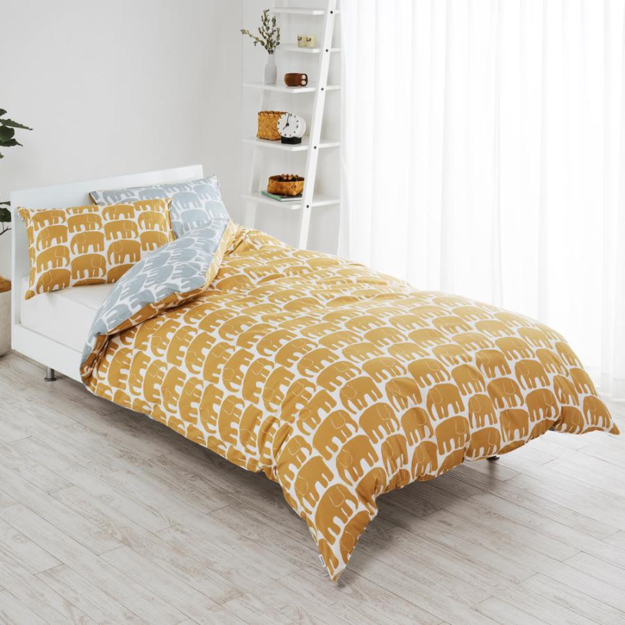 布団カバー シーツ 掛け布団カバー ふとん 【Finlayson/フィンレイソン】エレファンティ 掛け布団カバー シングルロング 883081 : 1260102244 : ディノス ...