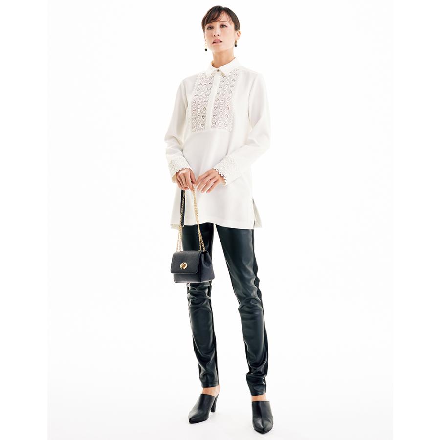 dinos ワンピース チュニック ケミカルレース使い トリアセテート混 332102 : ディノス Yahoo!ショッピング店 - 通販 ...